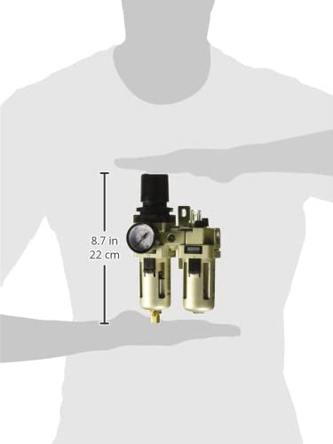 Urrea UPWL3 Filtro regulador y lubricador de aire 3/8" NPT – Cremas y Más