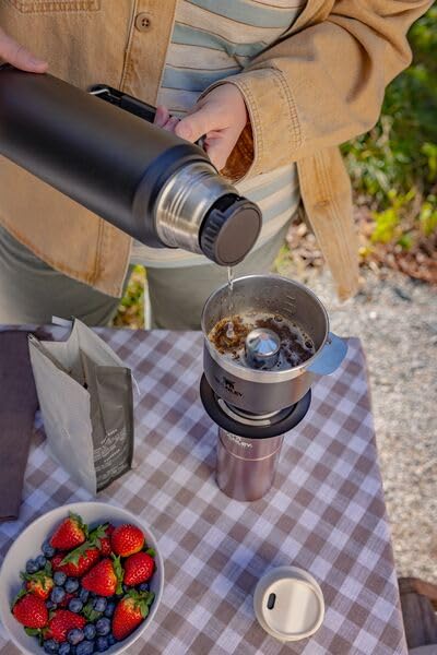 Cafetera Manual Stanley Brillo de Carbón con Filtro Reutilizable de Ac ...