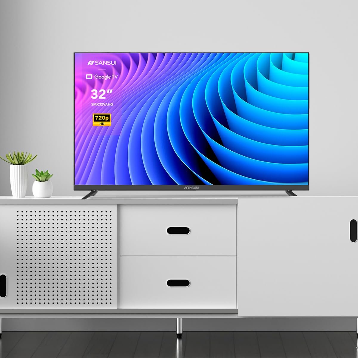 SANSUI Television Google TV, Voice Assistant Smart TV 2023 (32" HD ...
