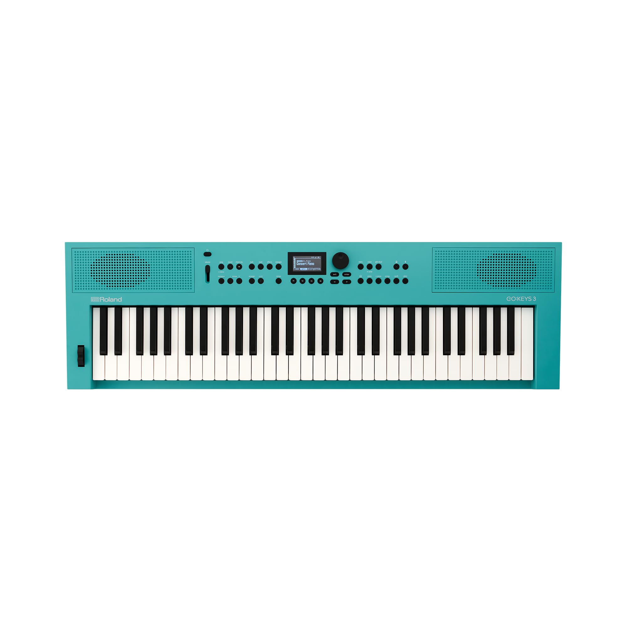Teclado Musical Roland Turquesa con Soporte Bluetooth Audio/MIDI de 61 ...