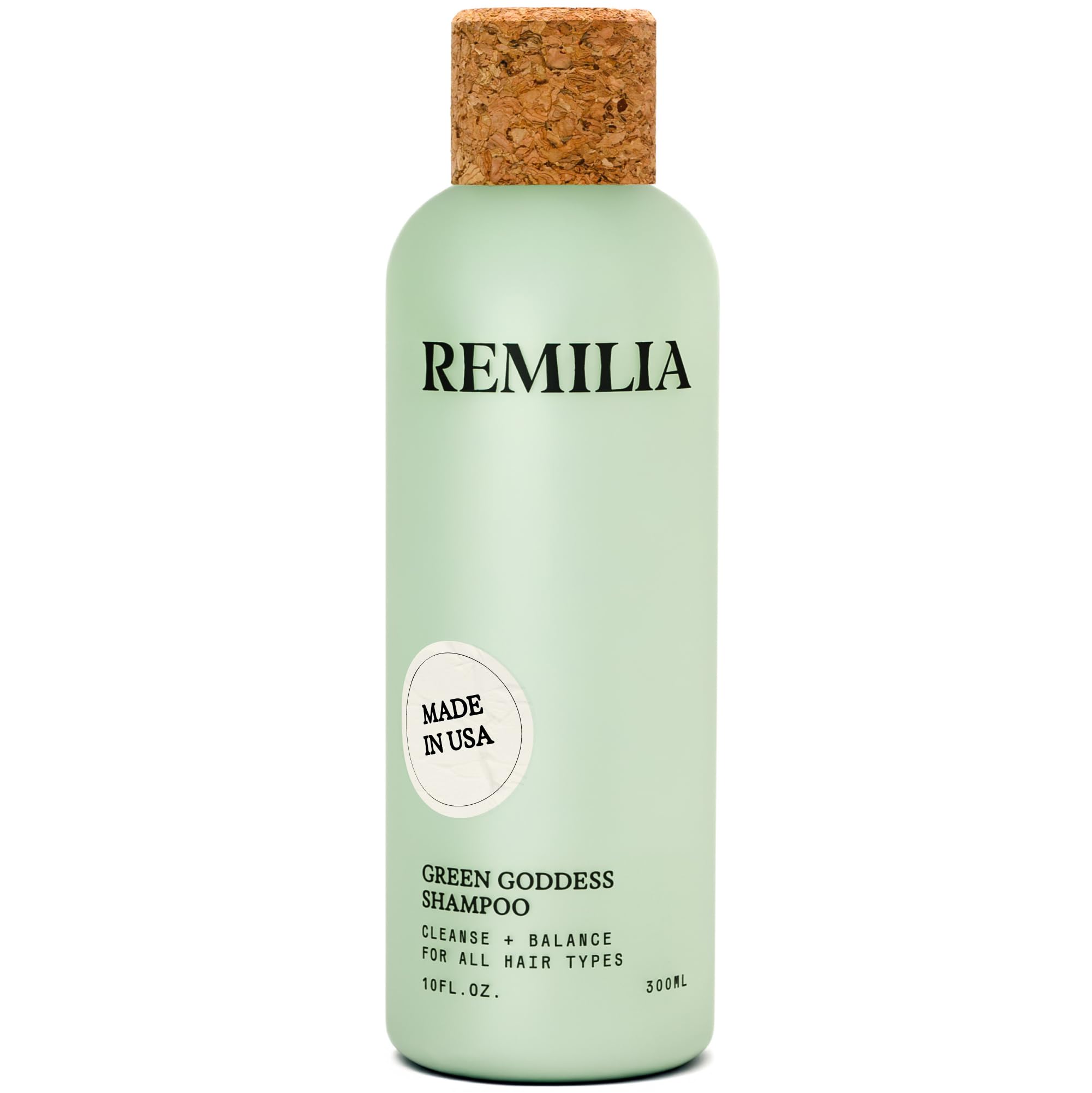 Remilia Hair Shampoo natural con aceite de romero, aguacate y té verde ...