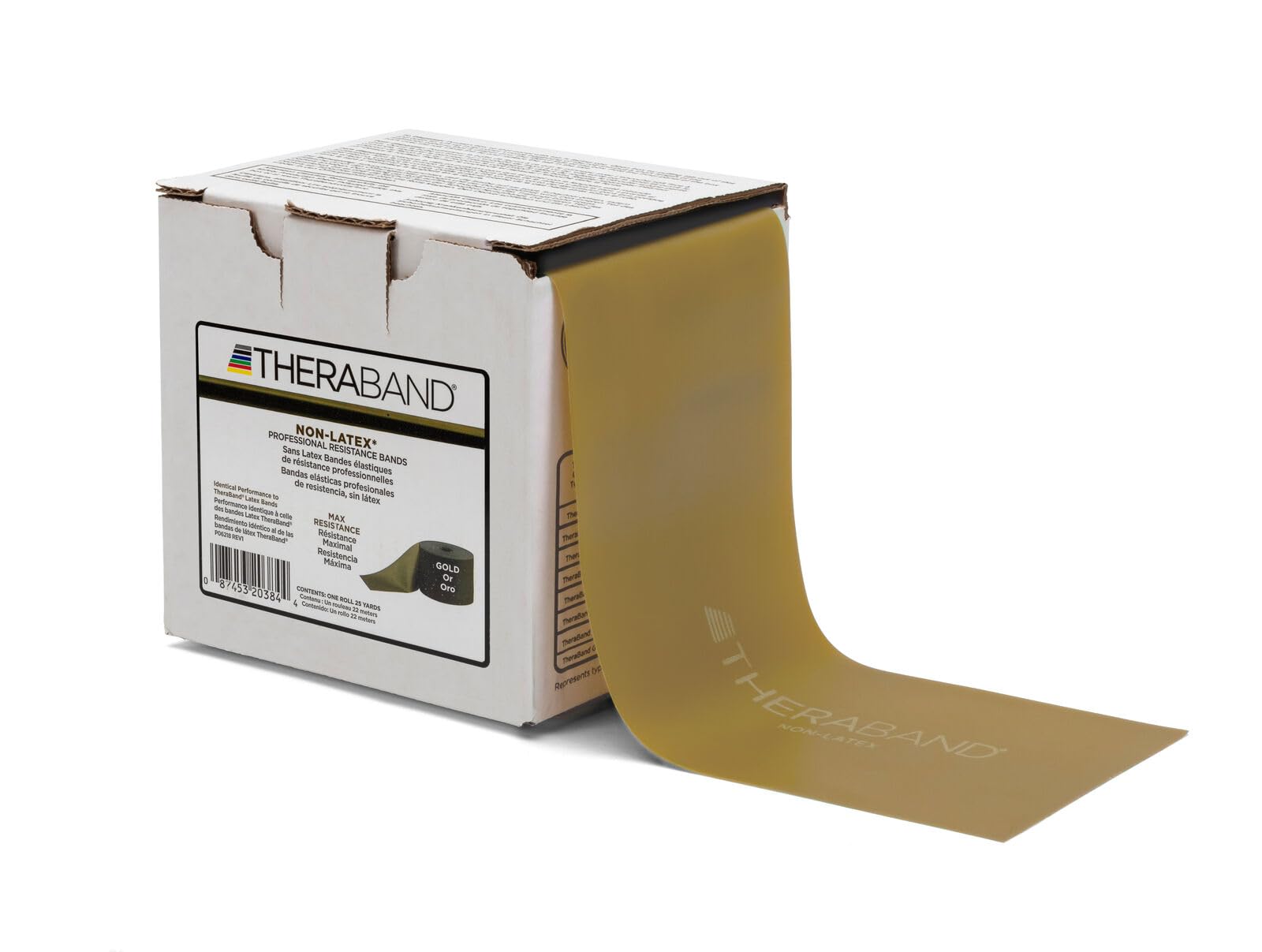 Banda de Resistencia TheraBand dorado Max para Ejercicios y Rehabilita ...