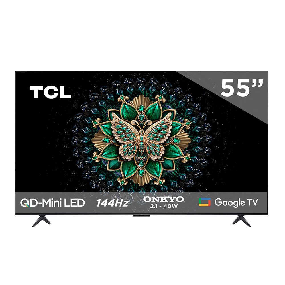 Smart TV TCL 55 Pulgadas QLED 4K MiniLED con Google Assistant y Alexa ...