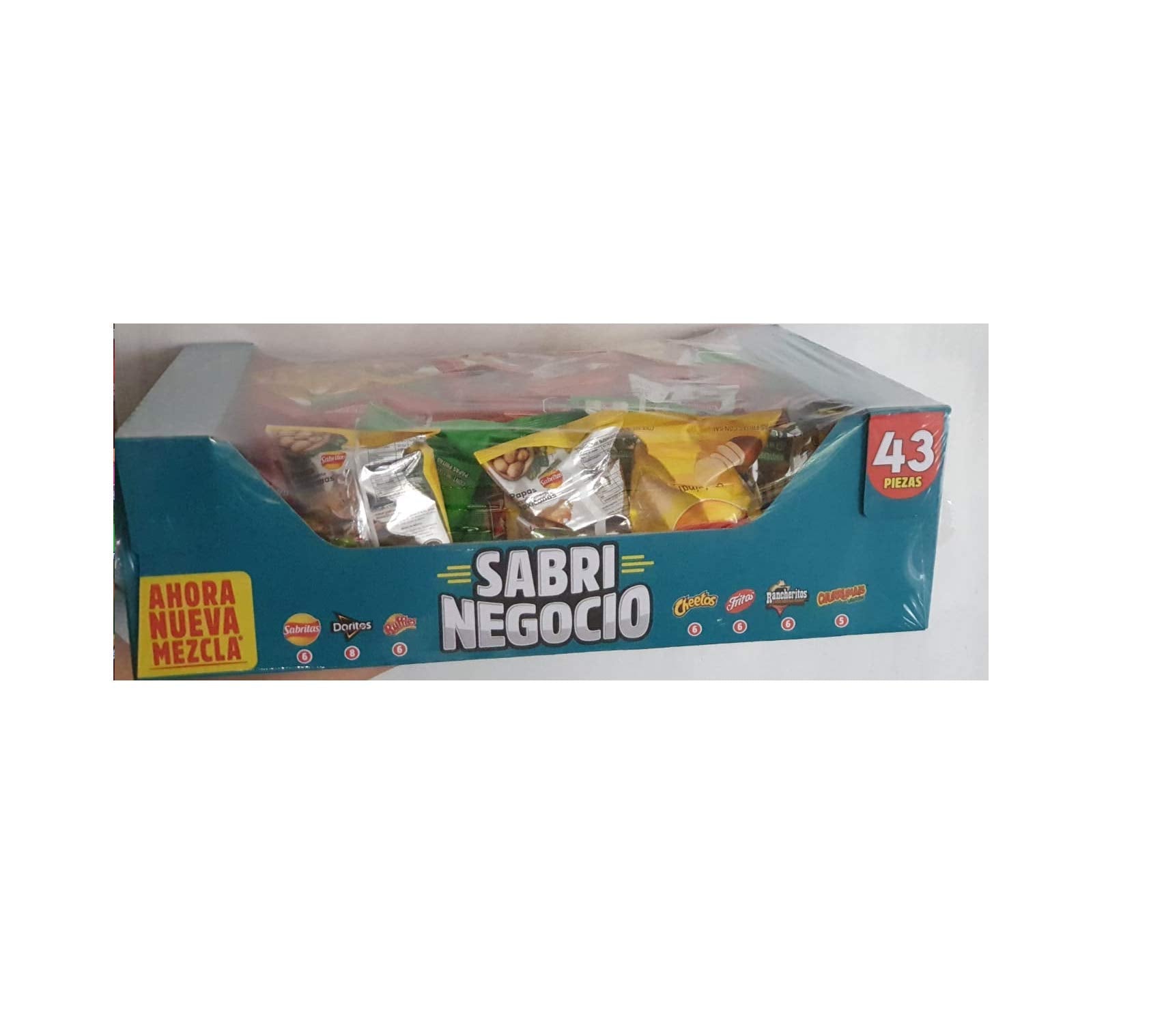 SABRITAS SABRI NEGOCIO - 43 PIEZAS BOTANA SURTIDA :: SABRITAS 6 :: DOR ...