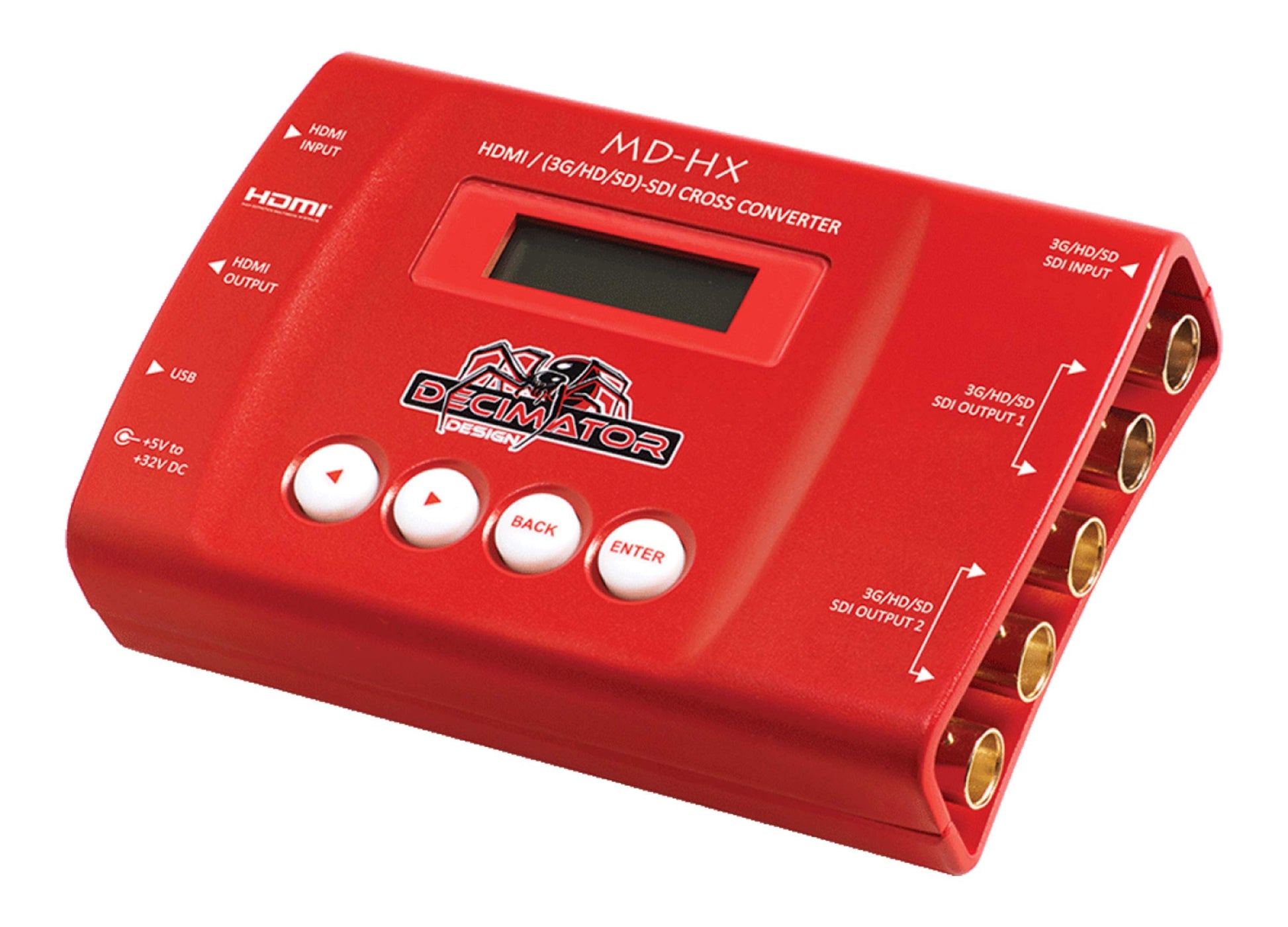 Decimator MD-HX HDMI y SDI convertidor Cruzado con Escala y conversión ...
