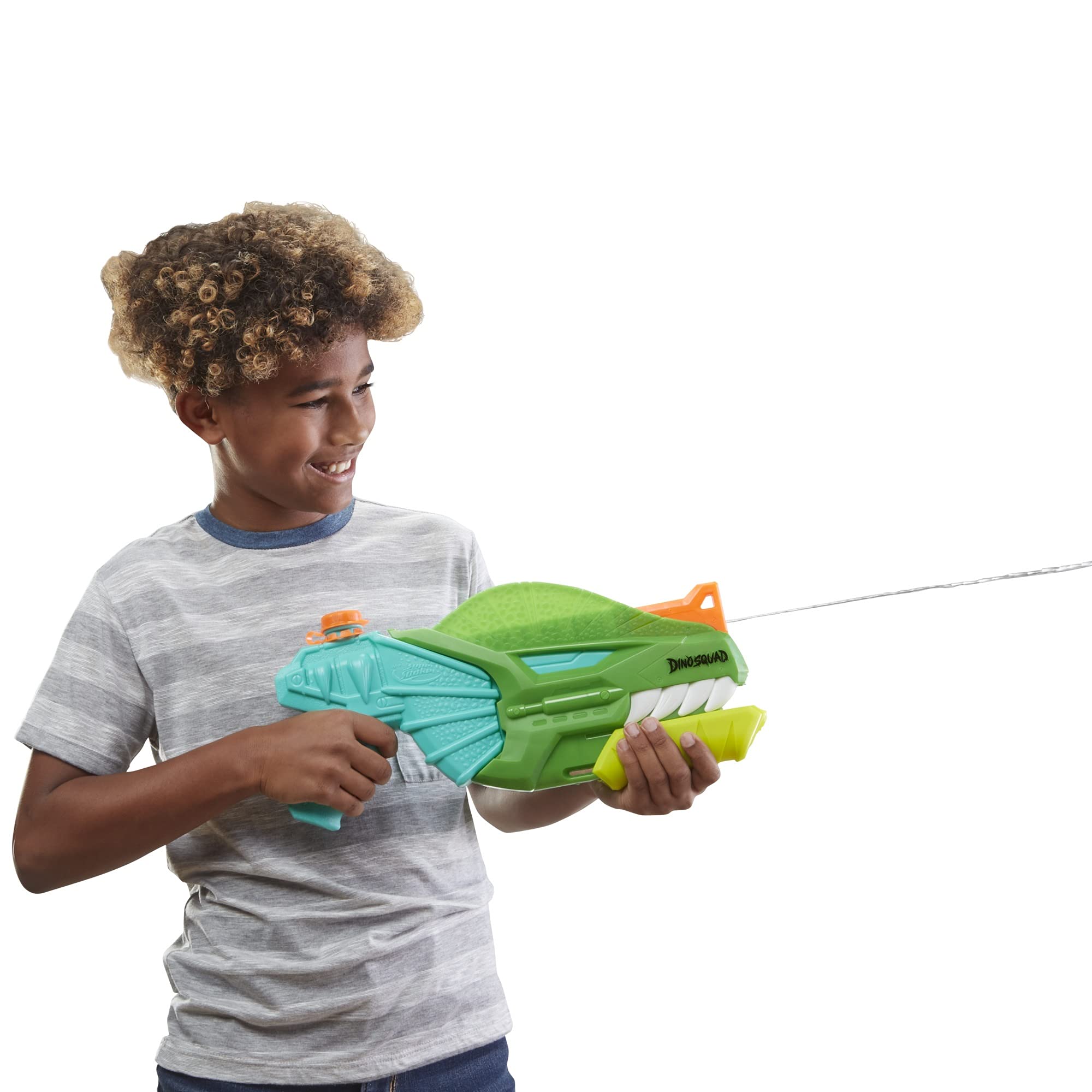 Lanzador de Agua Nerf Super Soaker DinoSquad Dino-Soak para Juegos acu ...