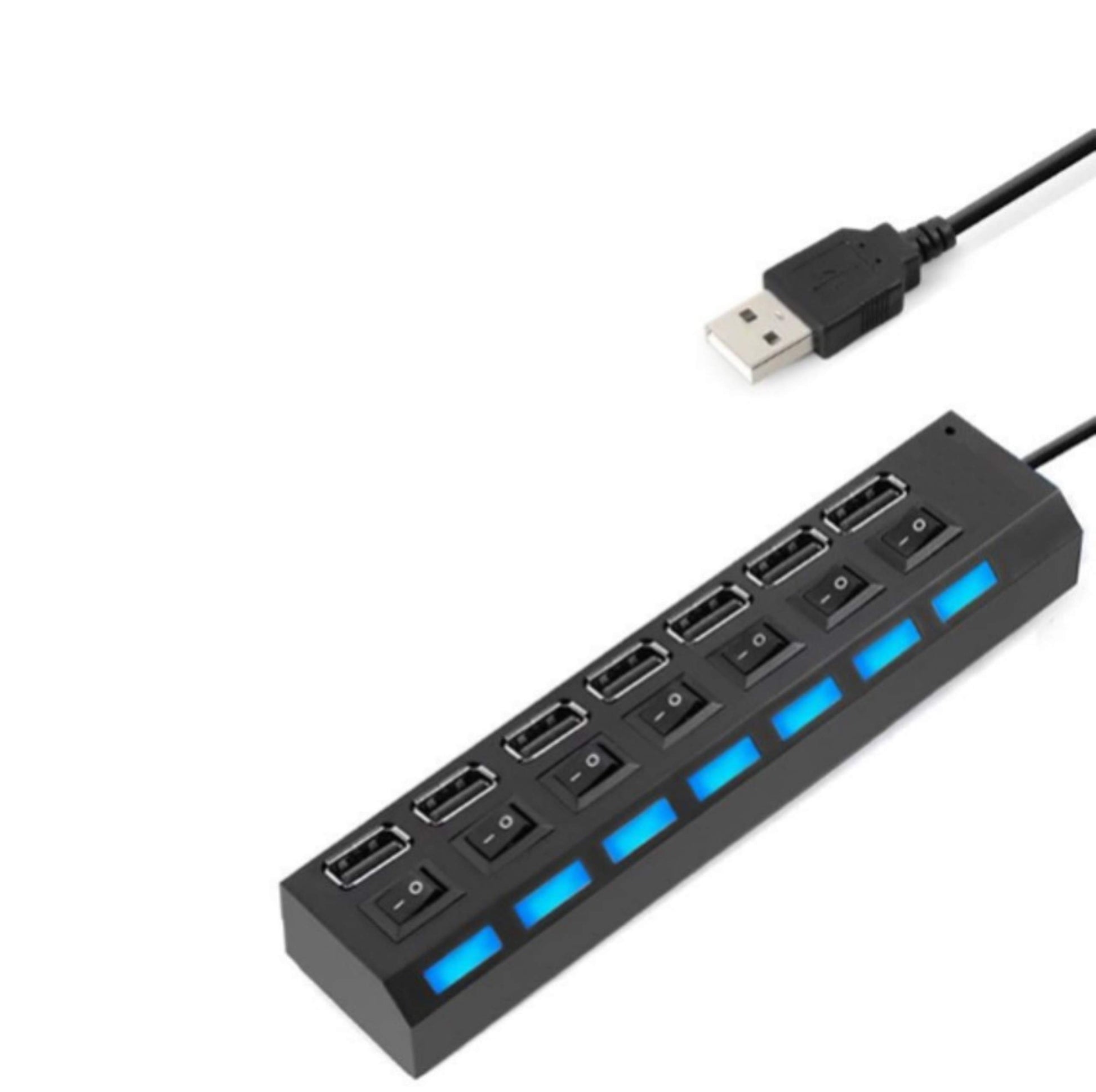 ELE-Gate | Hub USB 7 Puertos | con Switch Individual por Puerto | Cone ...