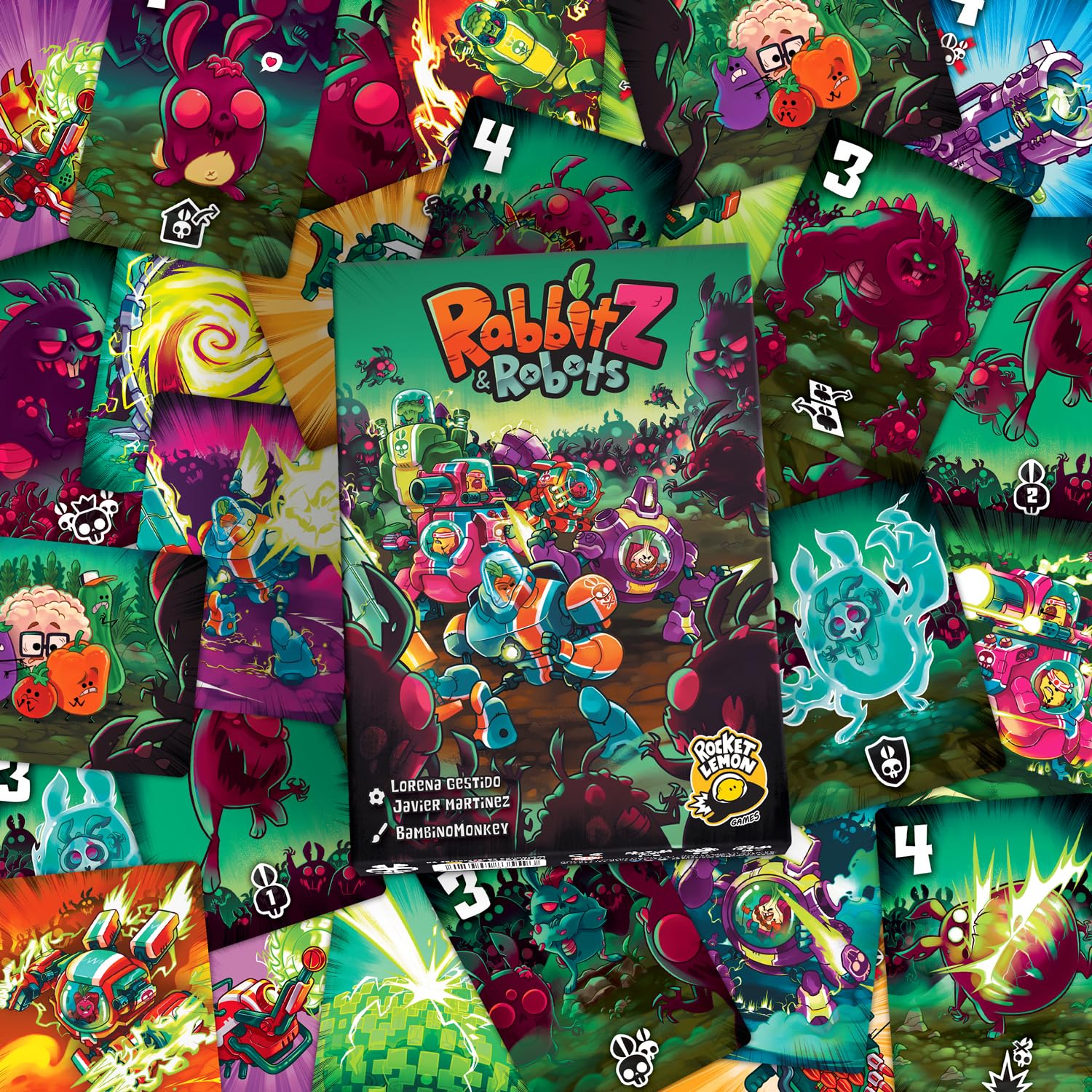 Juego Rocket Lemon Rabbitz & Robots – Cremas y Más