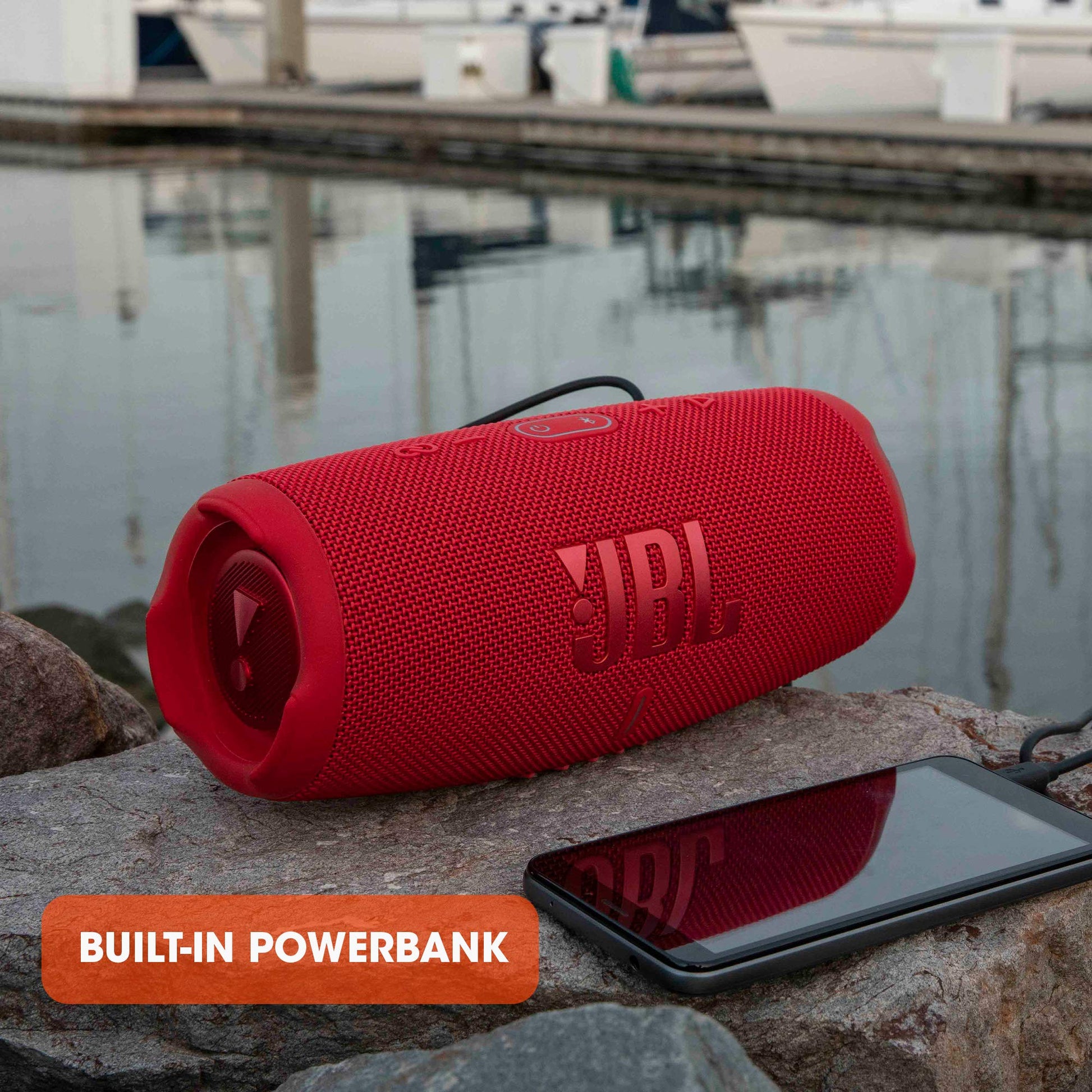 JBL Bocina Portátil Charge 5 Bluetooth, Verde – Cremas y Más