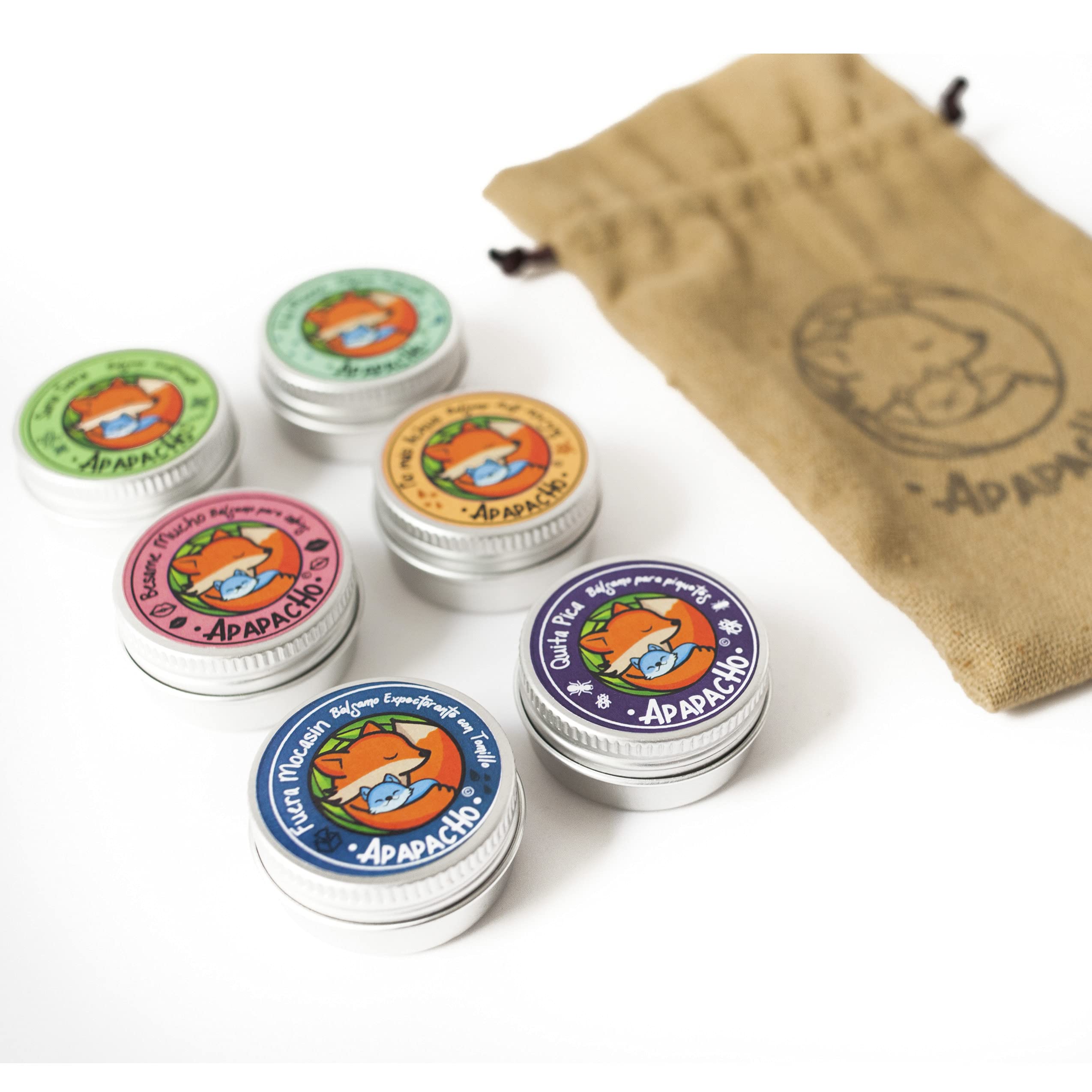 Apapacho Costalito kit de balsamos apapacho (perfecto botiquin con 6 b ...